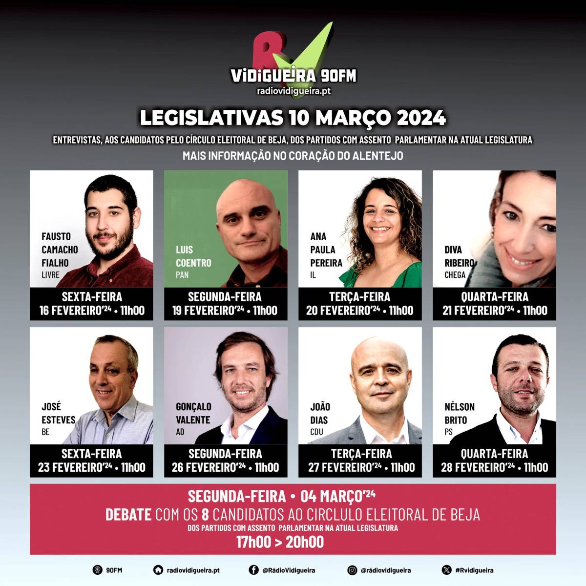 Legislativas 2024: Candidata do Chega é a convidada de hoje - Rádio ...