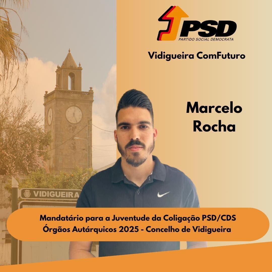 Marcelo Rocha mandatário da juventude da candidatura PSD/CDS no concelho de Vidigueira - Rádio ...